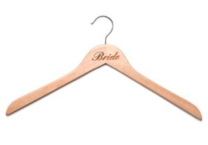 hortense b. hewitt wood wedding hanger, 25-inches, bride