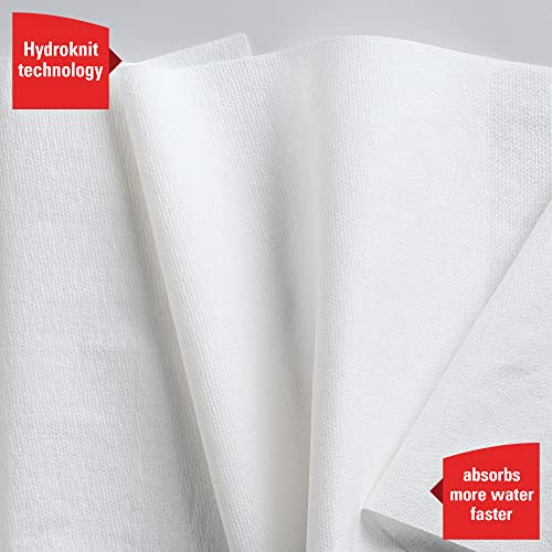 WypAll 35010 X60 Shower Towels, 22 1/2 x 39, White, 100 per Box (Case of 3 Boxes)