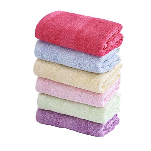 Luxury Bamboo Washcloth Towel Set 12 Pack for Children Bathroom-Hotel-Spa-Kitchen Multi-Purpose Fingertip Towels & Face Cloths 17'' x 10''