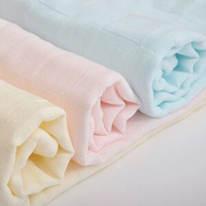 BENBOR 30x30cm Face Towel Square Towels for Washing Face Drying Hair Towels Cleaning Towel Face Cloths for Baby Kids Adult - Pink