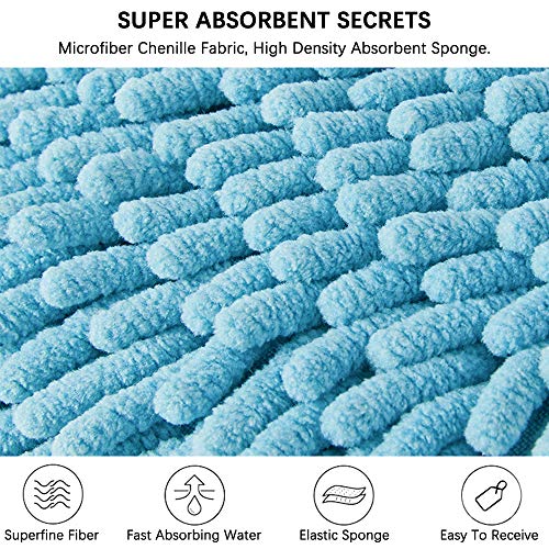 HOSTK 4PCS Chenille Hand Towels Ball Hanging Hand Towel Soft Absorbent Microfiber Coral Velvet Hand Wipe Cleaning Cloth for Bathroom Kitchen