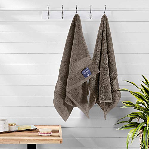 Bliss Luxury Combed Cotton Bath Towels - 34" x 56" | Extra Large Premium Quality Bath Sheet | Salon Towels | 650 GSM | Soft & Absorbent Towels for Bathroom | Slate, 2 PK Bliss Hand Towels