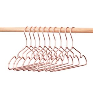 30pack koobay non slip 32cm gold copper light wire children clothes suit coat metal hanger