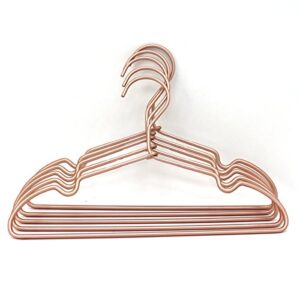 30Pack Koobay Non Slip 32CM Gold Copper Light Wire Children Clothes Suit Coat Metal Hanger