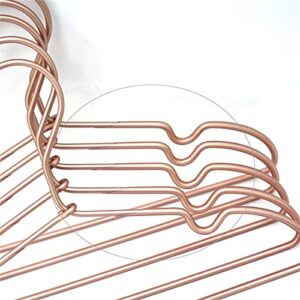 30Pack Koobay Non Slip 32CM Gold Copper Light Wire Children Clothes Suit Coat Metal Hanger