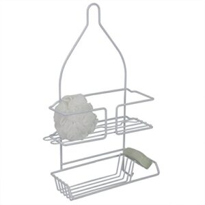 home basics sc10228 shower caddy, vinyl