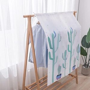 XBWEI Clothes Dust Cover Waterproof Transparent Cloth Dustproof Towel Dresses Garment Wardrobe Hanging Protect Organizer (Color : E, Size : 110x110cm)