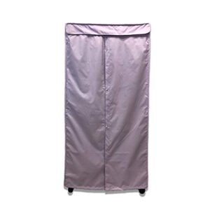 Formosa Covers Portable Garment Rolling Rack Cover - Protect Your Clothes from Dust Keep Your Room Looking Organized in Lilac Purple (Cover Only) (36"W x 18"D x 68"H)