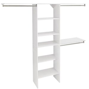 ClosetMaid SuiteSymphony Closet Organizer with Shelves, 25-Inch-Pure White