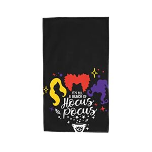 SUPLUCHOM Hand Towel Sanderson Sisters Halloween Hocus Pocus for Bathroom Kitchen Microfiber Fingertip Bath Towels 16 x 27.5 Inch Soft Decorative Home Hotel Gym Laundry Room