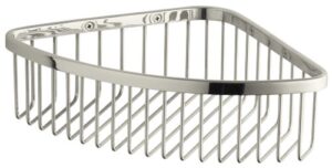 kohler k-1897-sn large shower basket, vibrant polished nickel