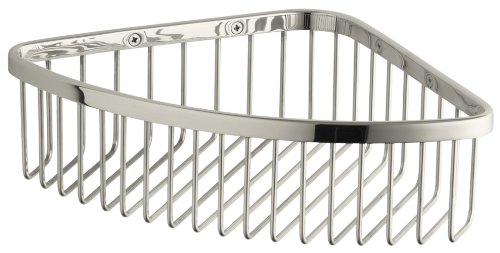 KOHLER K-1897-SN Large Shower Basket, Vibrant Polished Nickel