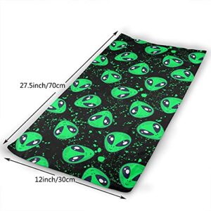 Alien Pattern Highly Absorbent Washcloth Decorative Hand Towels Multipurpose for Bathroom, Hotel, Gym and Spa (12 X 27.5 Inches)…