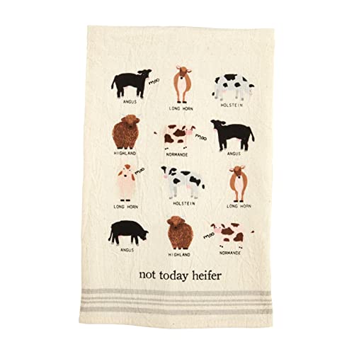 Mud Pie Not Farm Animal Towel, 26" x 16 1/2"