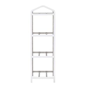 Shoe Organizer Free Standing Shoe Rack 4 Tier Shoe Rack Stand Shoe Tower Organizer Holder Storage Cabinet for 12 Paris