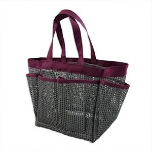 homz mesh shower tote