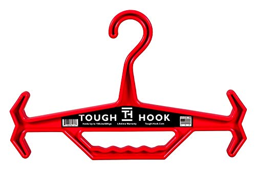 Tough Hook Original Hanger Max Pack Set of 4 | 2 Midnight and 2 Red |USA Made | Multi Pack