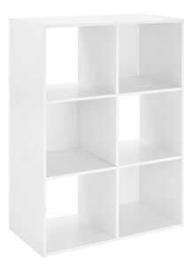 whitmor 6 white cube organizer