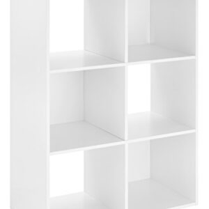 Whitmor 6 White Cube Organizer