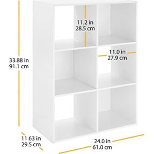 Whitmor 6 White Cube Organizer