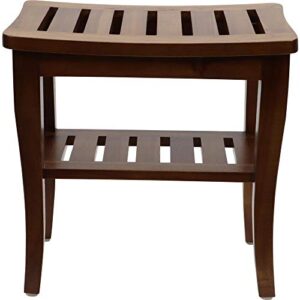 redmon since 1883 teak petite seat shower bench