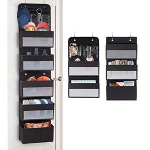 neat storage-6 shelves over the door organizer for bedroom organization and storage–swing proof hanging closet storage-perfect for baby nursery, dorm closet, washroom storage, pantry camper rv storage