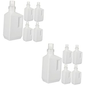 cabilock 10 pcs laundry detergent bottle shampoo or white