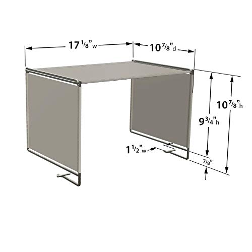 Lynk® Vela™ Closet Shelf Organizer - Shelf Divider - Platinum