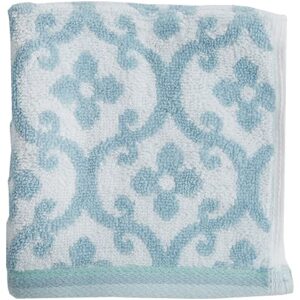 Caro Home 4 Pk Sophie Washcloth Set Wash Cloth White Multi