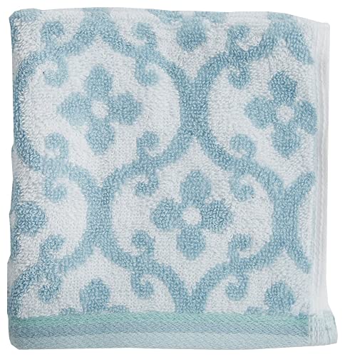 Caro Home 4 Pk Sophie Washcloth Set Wash Cloth White Multi