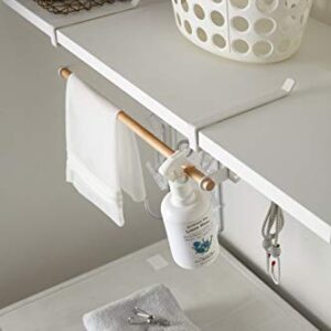 Yamazaki Home Tosca Under-Shelf Hanger Holder closet storage and organization systems, One Size, White