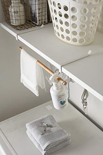 Yamazaki Home Tosca Under-Shelf Hanger Holder closet storage and organization systems, One Size, White