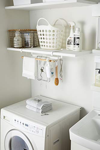 Yamazaki Home Tosca Under-Shelf Hanger Holder closet storage and organization systems, One Size, White