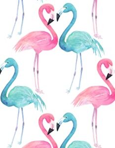 JALIBEI Couples of Flamingos Hand Towel Bath Towels Soft Kitchen Dish Towels 13.6 * 29 for Household Daily Use | Home Decoration | Carry-On Hotel Gym Spa