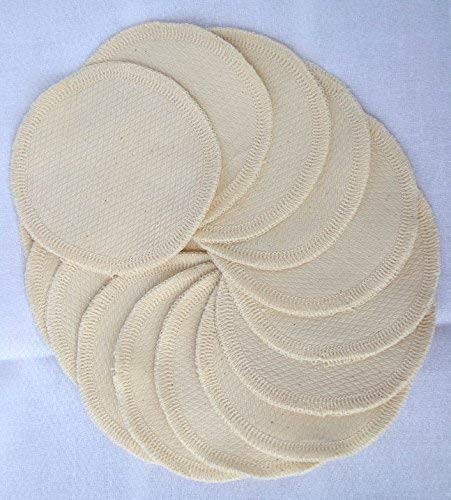 Organic Cotton Facial Rounds Your Choice of Pack Size Comes with Mesh Wash Bag