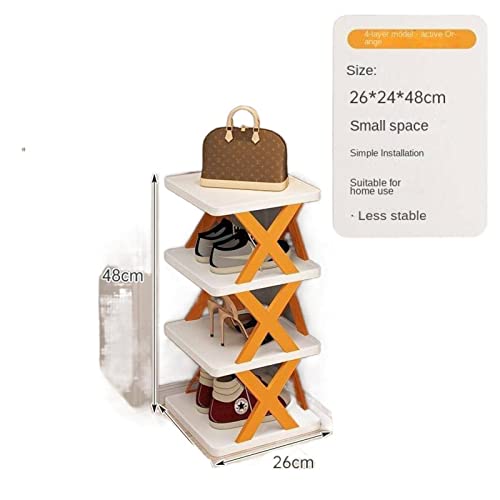 Multi-Layer Simple Shoe Rack Home Doorway Shoe Cabinet Storage Space Saving Small Narrow Shoe Cabinet