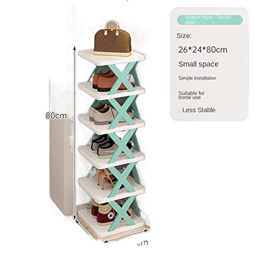 Multi-Layer Simple Shoe Rack Home Doorway Shoe Cabinet Storage Space Saving Small Narrow Shoe Cabinet