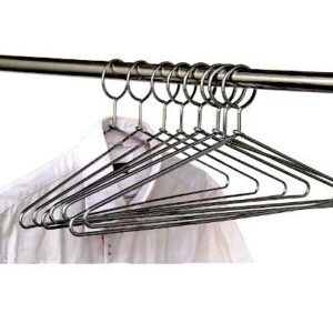 Only Hangers Quality Hotel Anti-Theft Hangers - Polished Chrome (Set of 25)