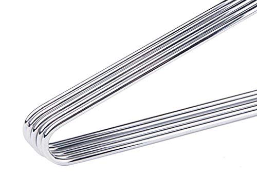 Only Hangers Quality Hotel Anti-Theft Hangers - Polished Chrome (Set of 25)