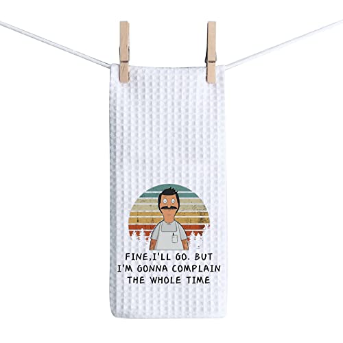 TSOTMO Cartoon TV Show Merchandise Gifts Belcher Kitchen Towel Tina & Louise Towel Gift Couple Gift Burgers Style Kitchen Towel Gift for Bob's Fans (Complain Towel)