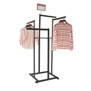 Econoco AMZ1 Clothing Rack, Black