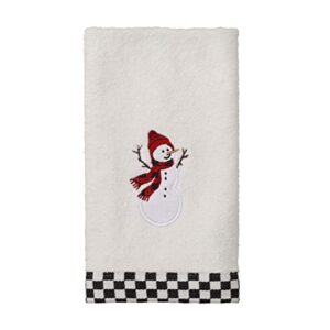 Avanti Linens Fingertip Towel, 100% Cotton Velour, Holiday Decor, Set of Two (Rustic Pals Collection),