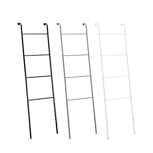 SunnyPoint Classic Home, Bath, Bedroom, Closet Leaning Ladder Rack (SIL)