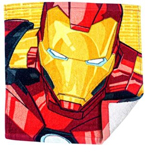 30 x 30cm unisex one size iron man cotton towel avengers cartoon face cloth towel