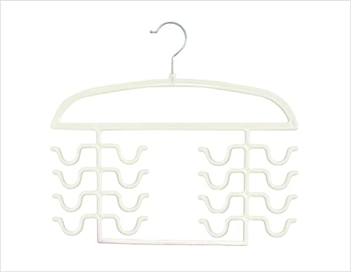 DR. ORGANIZER Closet Hangers for Tanks Tops, Bras, and Cami Tops, USA Patented (8263) White Plastic, 3 Piece