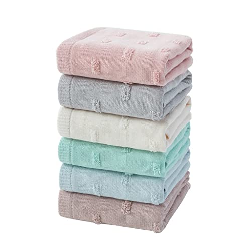 YCFBH Cotton Gauze Square Towel Double Gauze Square Towel Towel Cute Small Square Towel