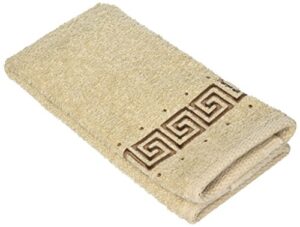 avanti linens - hand towel, soft & absorbent cotton towel (premier athena collection, linen)