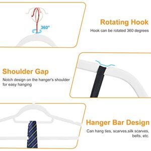 BAGAIL Pack of 100 Velvet Hangers