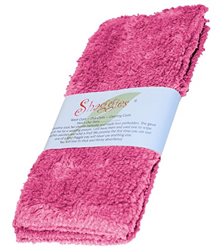 Yum Yum Bubble Gum Shaggies Chenille Multi Purpose Washcloth