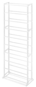 whitmor freestanding 30-pair shoe rack